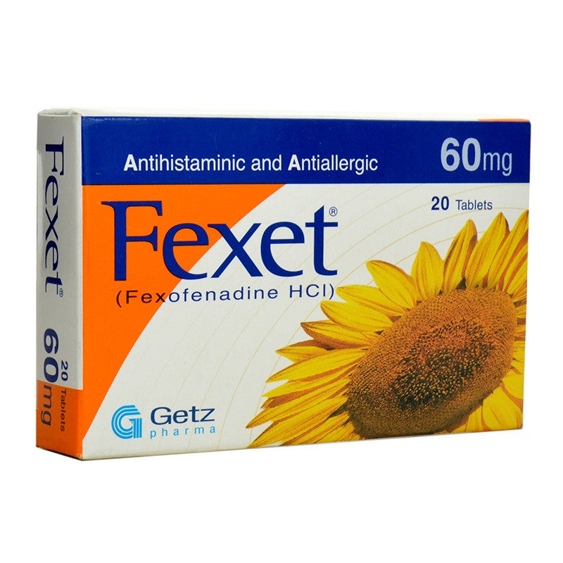 Fexet 60mg 20 Tablets – One Health