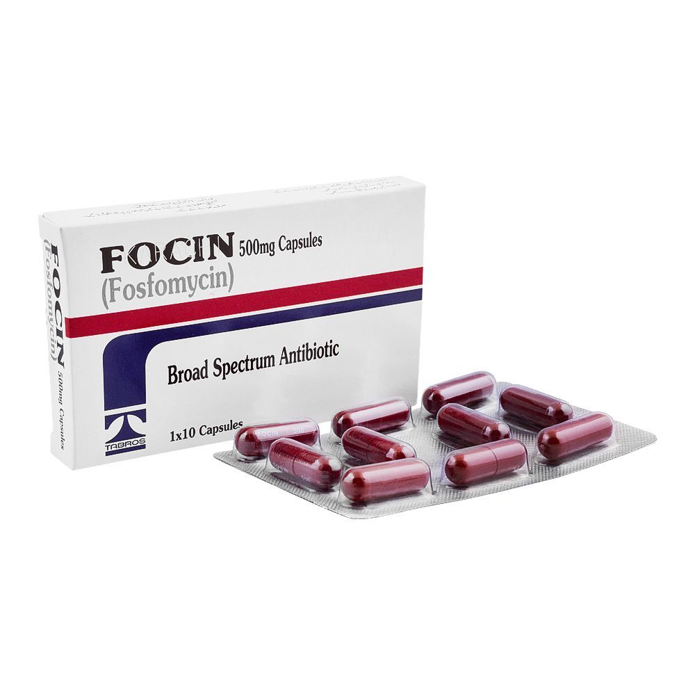 Focin 500mg 1x10 Capsules – One Health