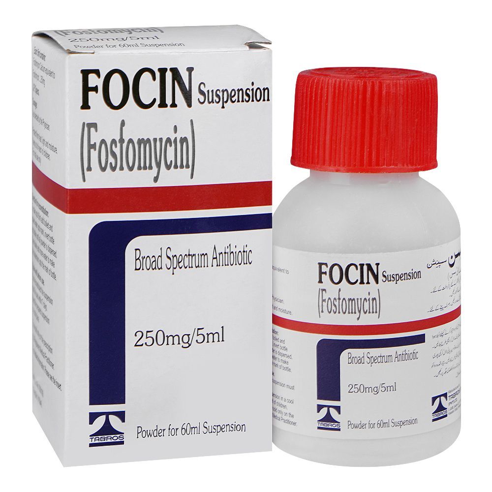 Focin Suspension 250mg 60ml – One Health