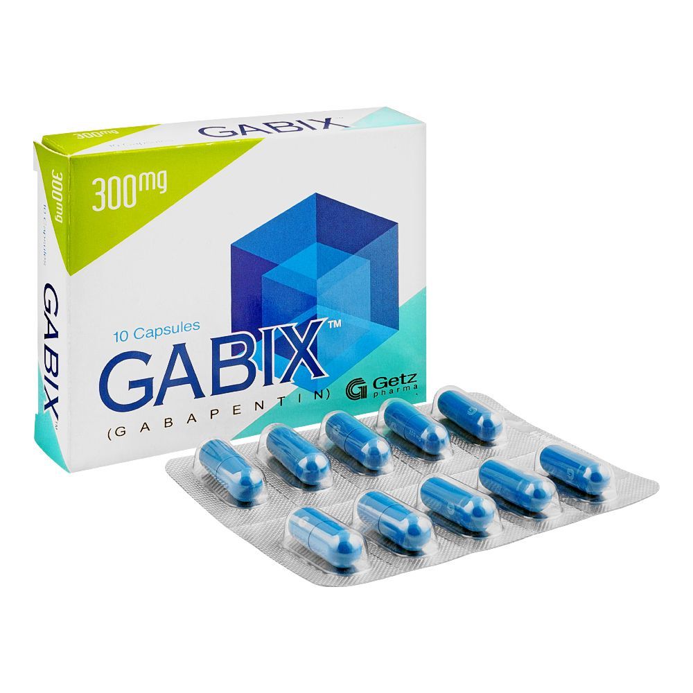 Gabix 300mg 10 Capsules – One Health