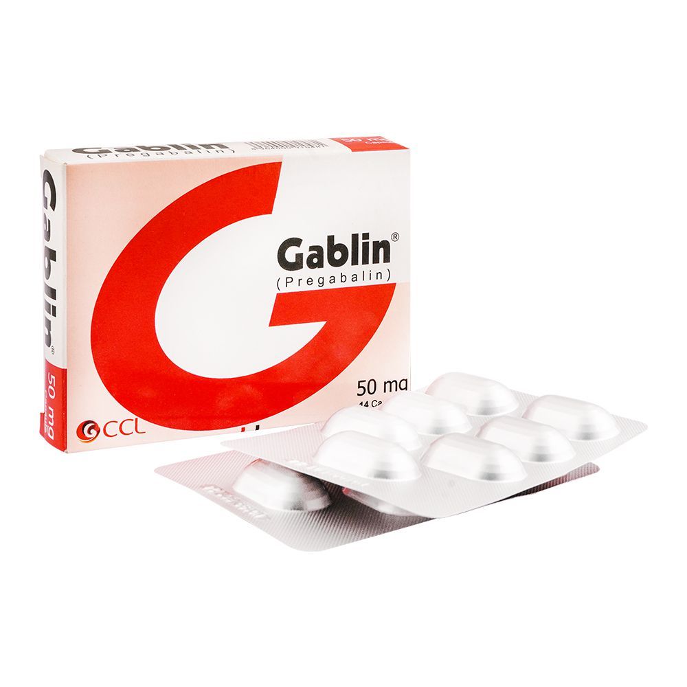 Gablin 50mg 14 Capsules – One Health