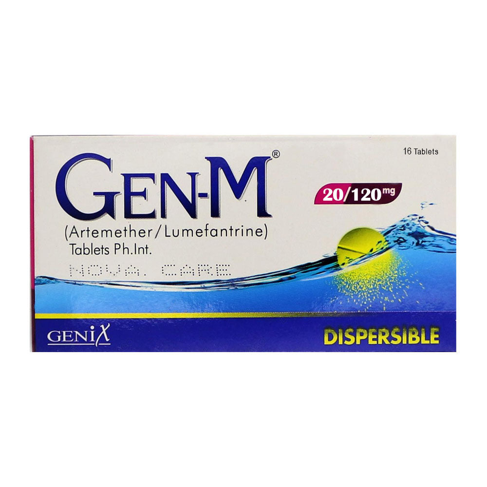 Gen-M 20/120mg 16 Tablets – One Health