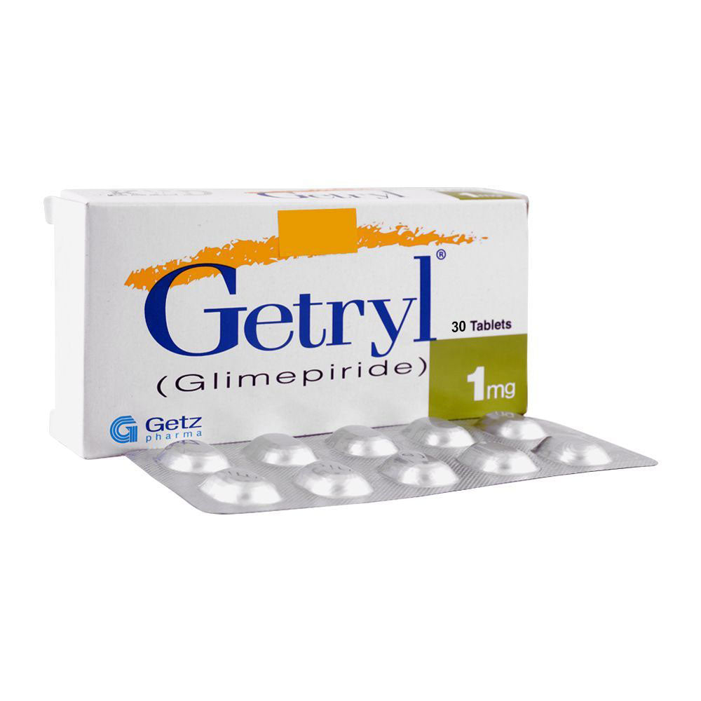 Getryl 1mg 30 Tablets – One Health