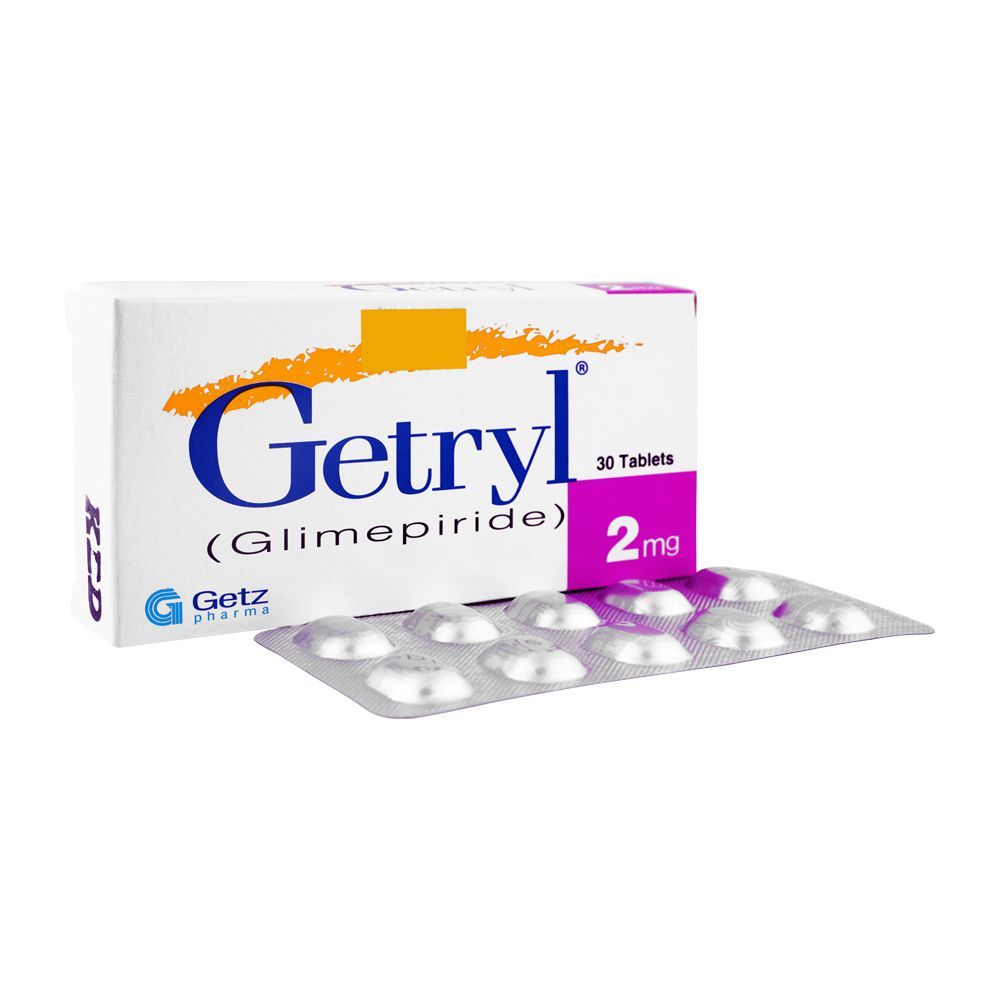 Getryl 2mg 30 Tablets – One Health