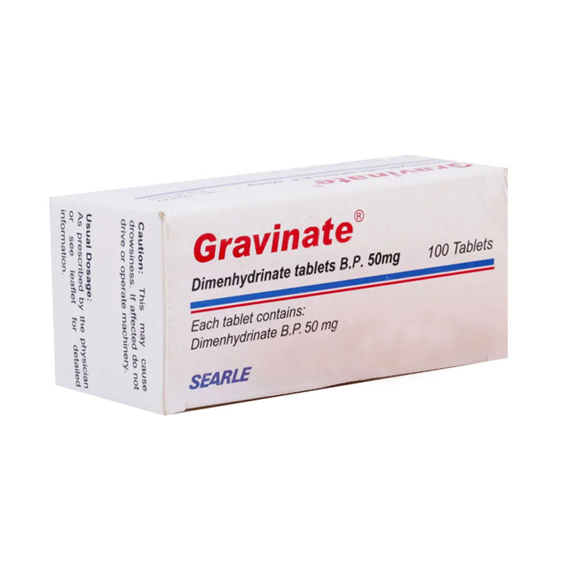 Gravinate 50mg 100 Tablets – One Health