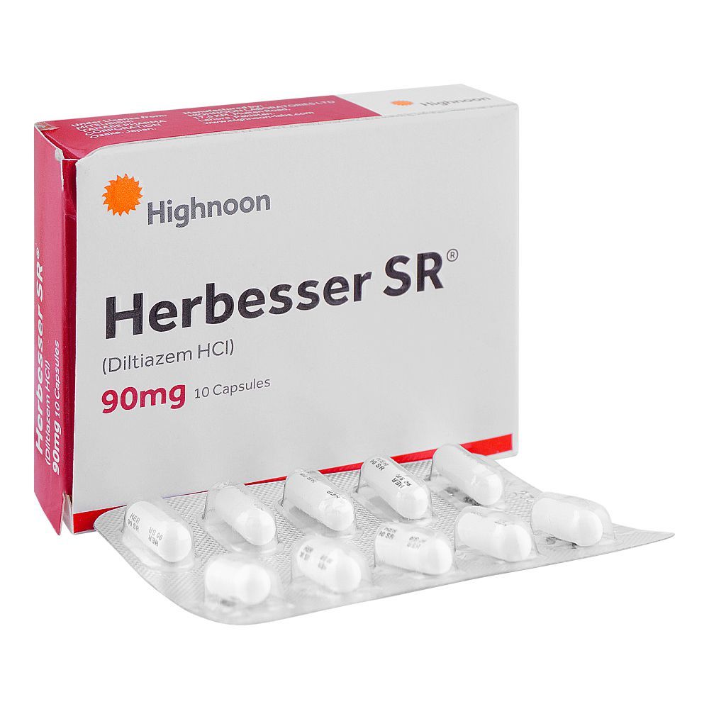Herbesser SR 90mg 10 Capsules – One Health