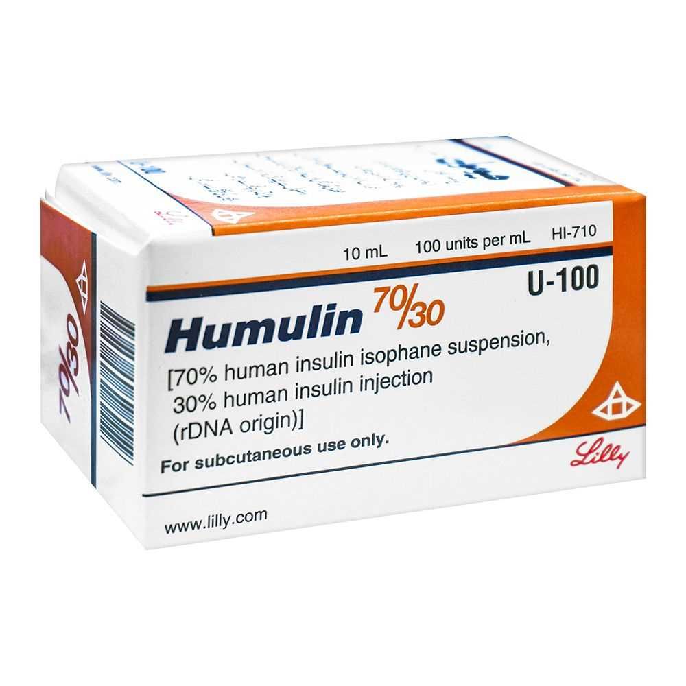 Humulin 70/30 U-100 Injection 10ml – One Health