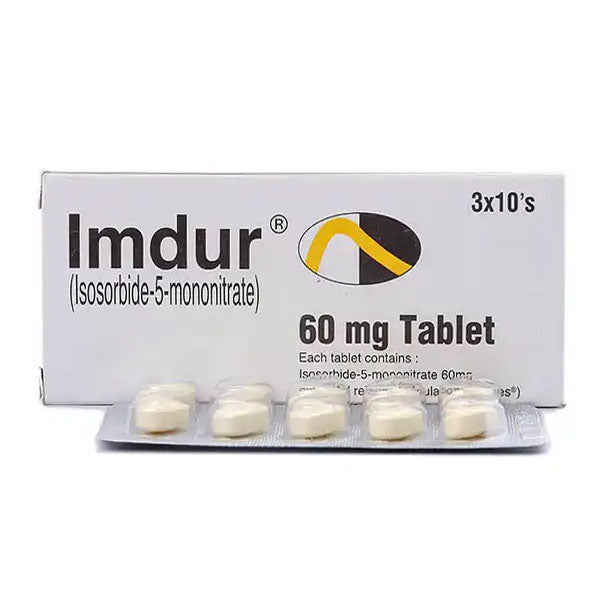 Imdur 60mg Tablet 3x10's – One Health