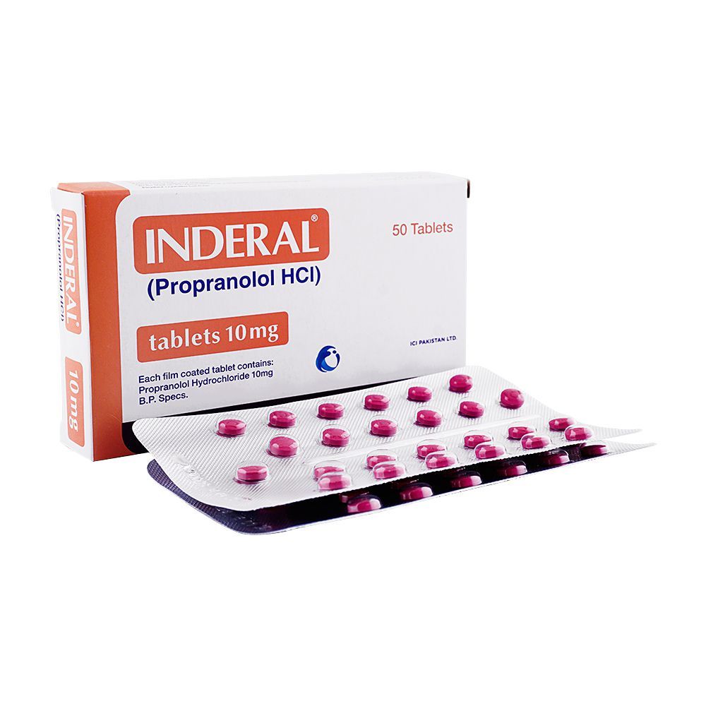 Inderal 10mg 50 Tablets – One Health