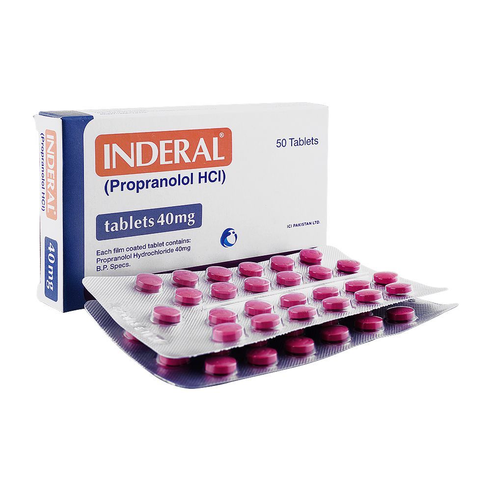 Inderal 40mg 50 Tablets – One Health