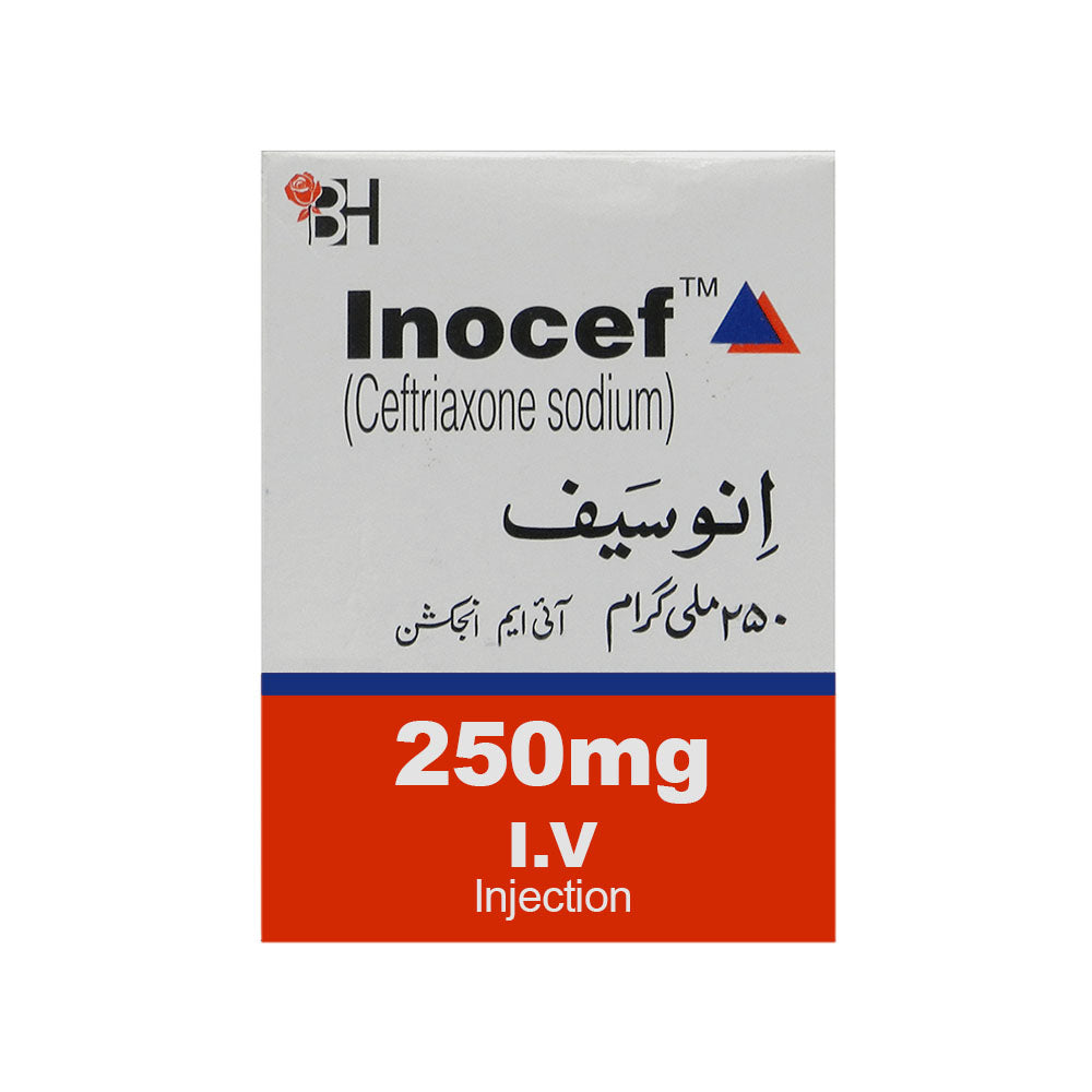 Inocef 250mg I.V Injection 1's – One Health