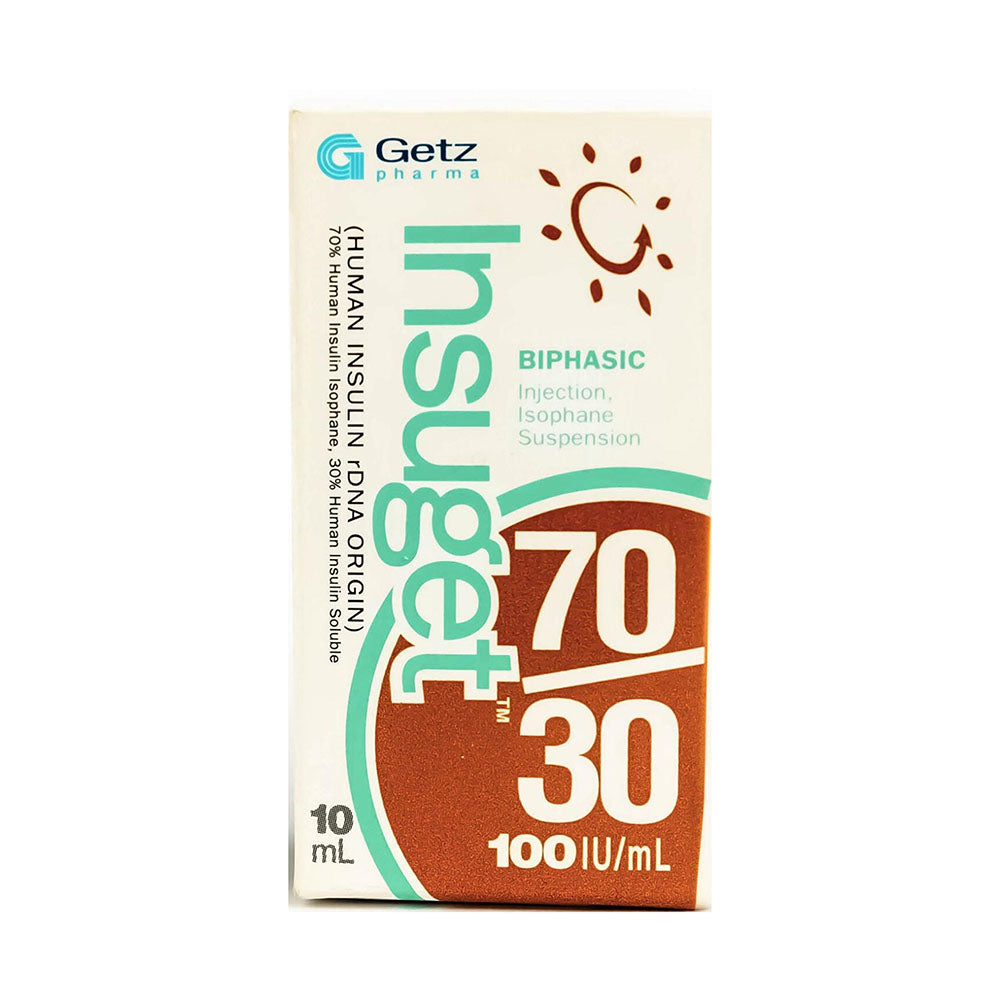 Insuget 70/30 Injection 10ml – One Health