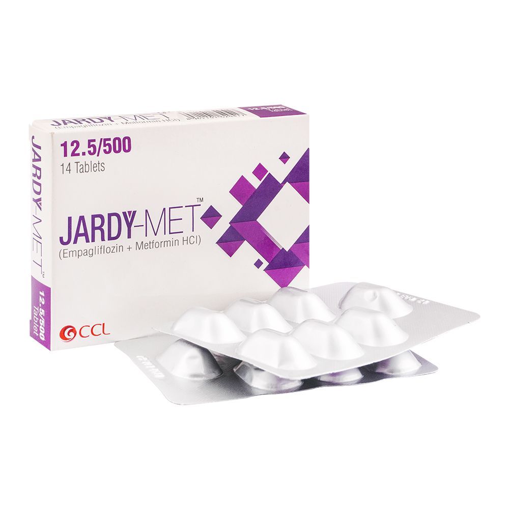 Jardy-Met 12.5/500mg 14 Tablets – One Health