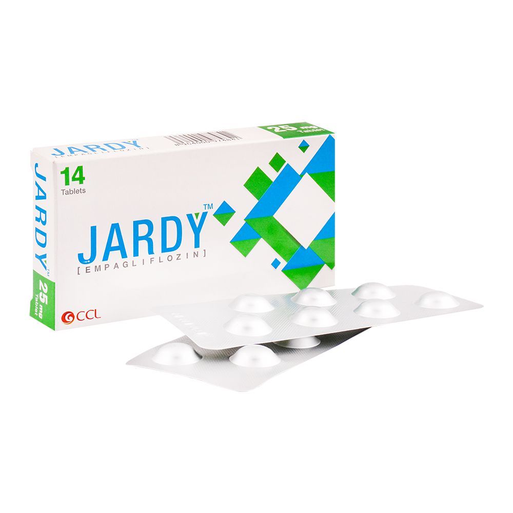 Jardy 25mg 14 Tablets – One Health