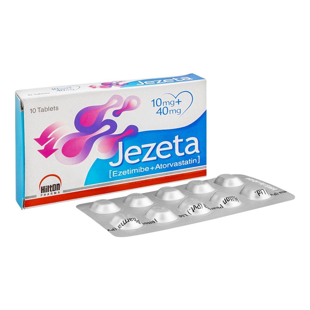 Jezeta 10+40mg 10 Tablets – One Health