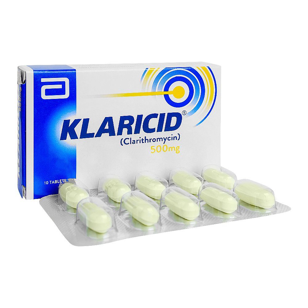 Klaricid 500mg 10 Tablets – One Health