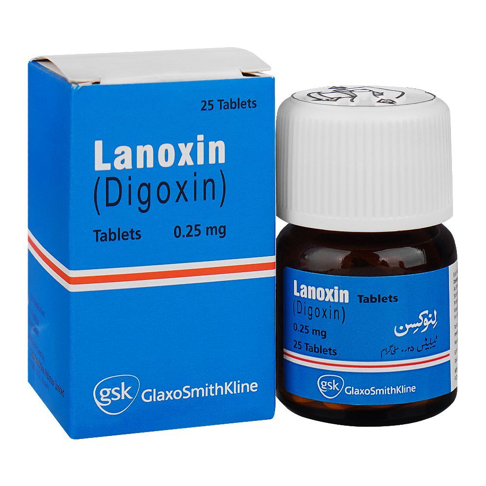 Lanoxin 0.2mg 25 Tablets – One Health