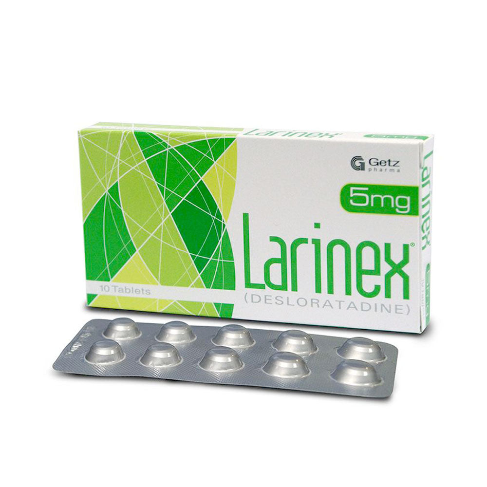 Larinex 5mg 10 Tablets – One Health