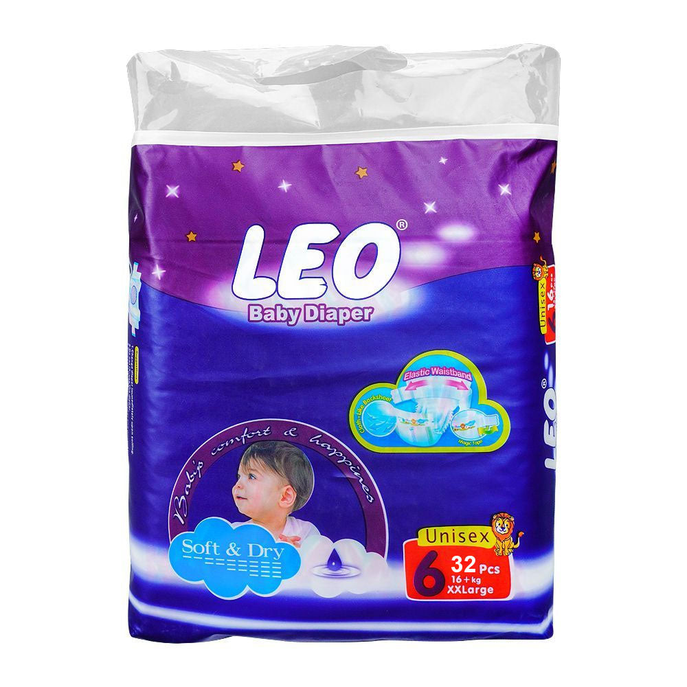 Leo Baby Diaper Jumbo XXL 32pcs – One Health