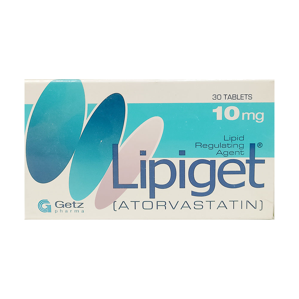 Lipiget 10mg 30 Tablets – One Health