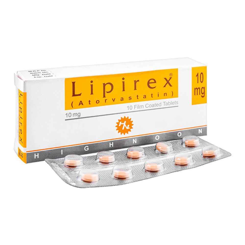 Lipirex 10mg 10 Tablets – One Health