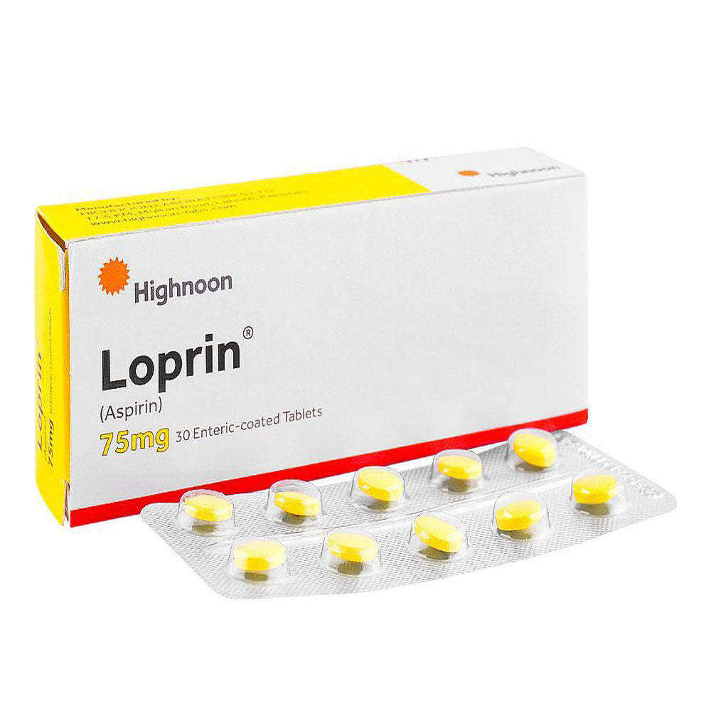 Loprin 75mg 30 Tablets – One Health