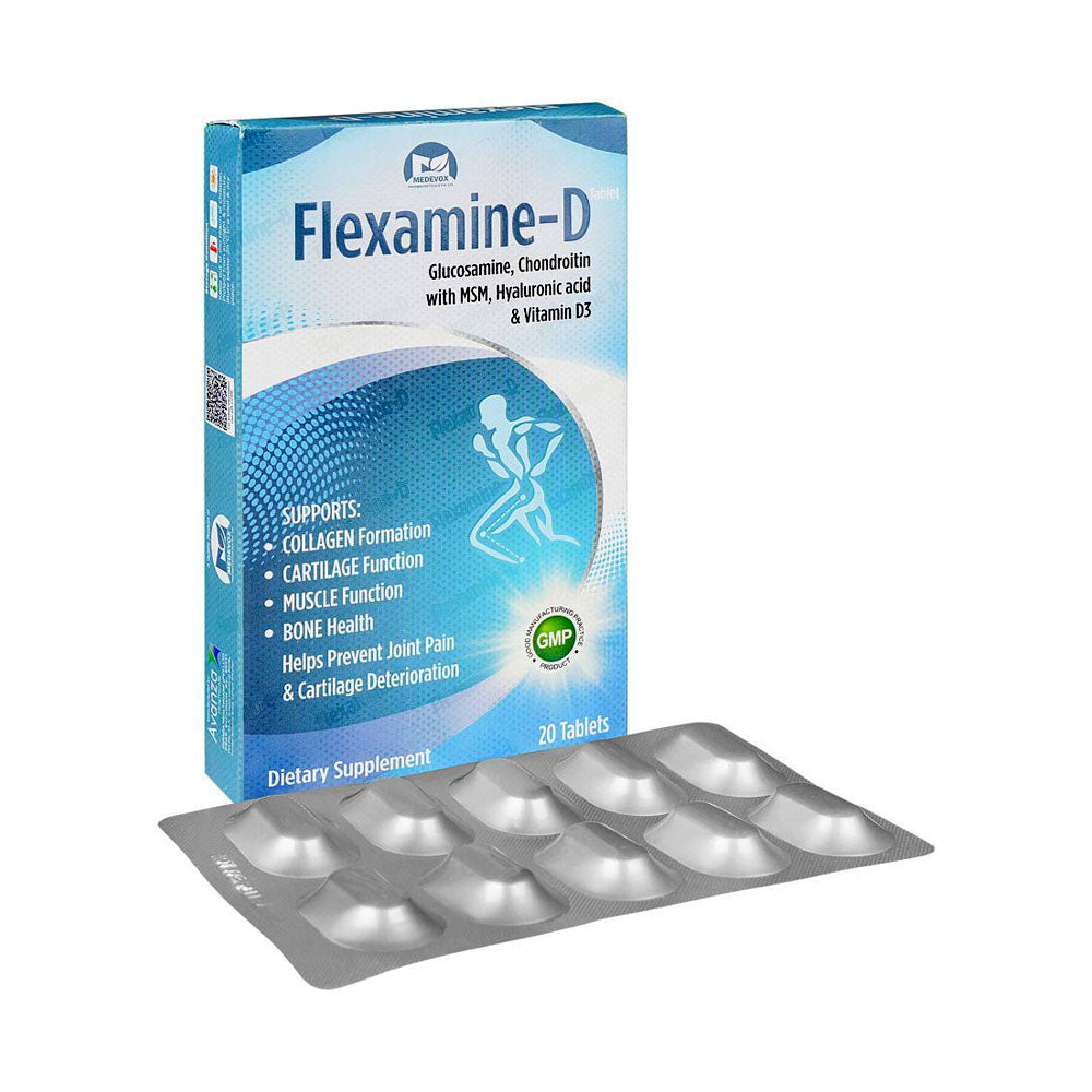 Medevox Flexamine-D 20 Tablets – One Health