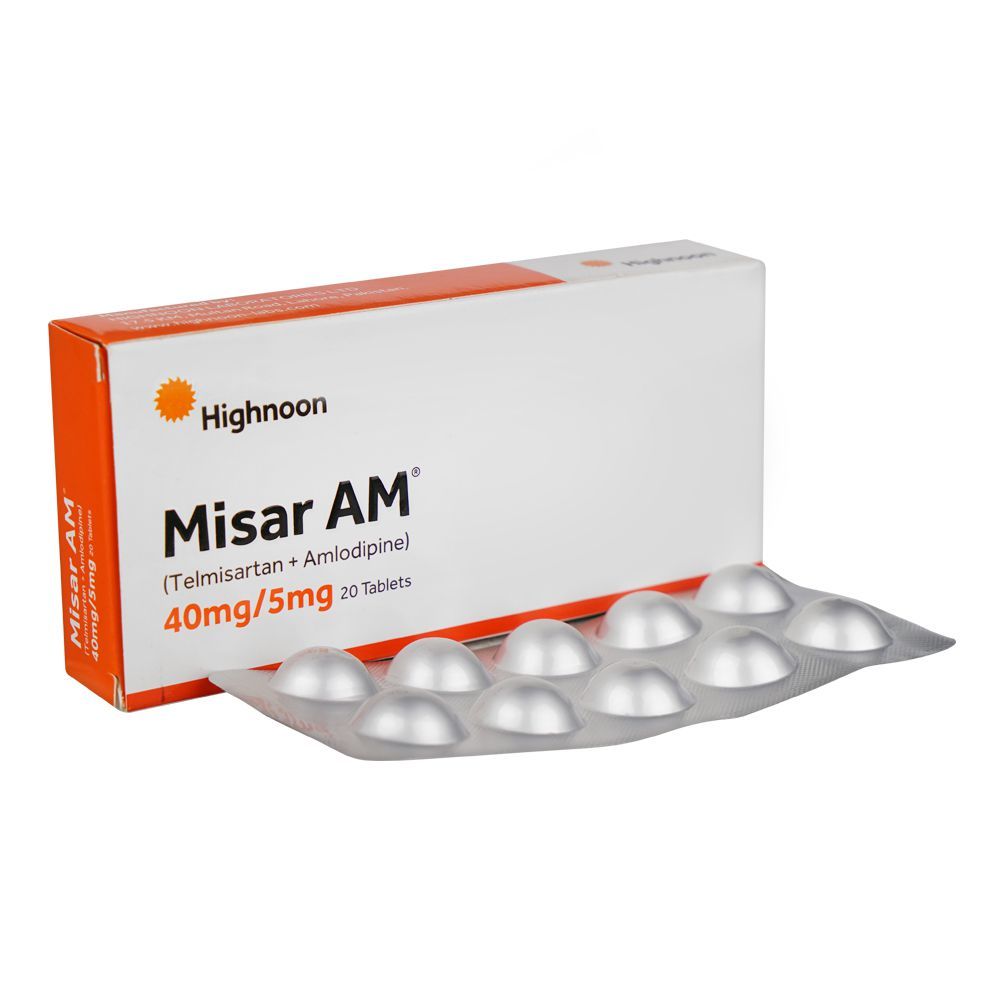Misar AM 40mg/5mg 14 Tablets – One Health