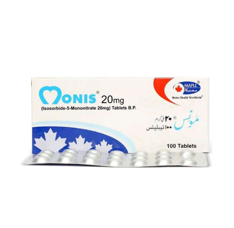 Monis 20mg 100 Tablets – One Health