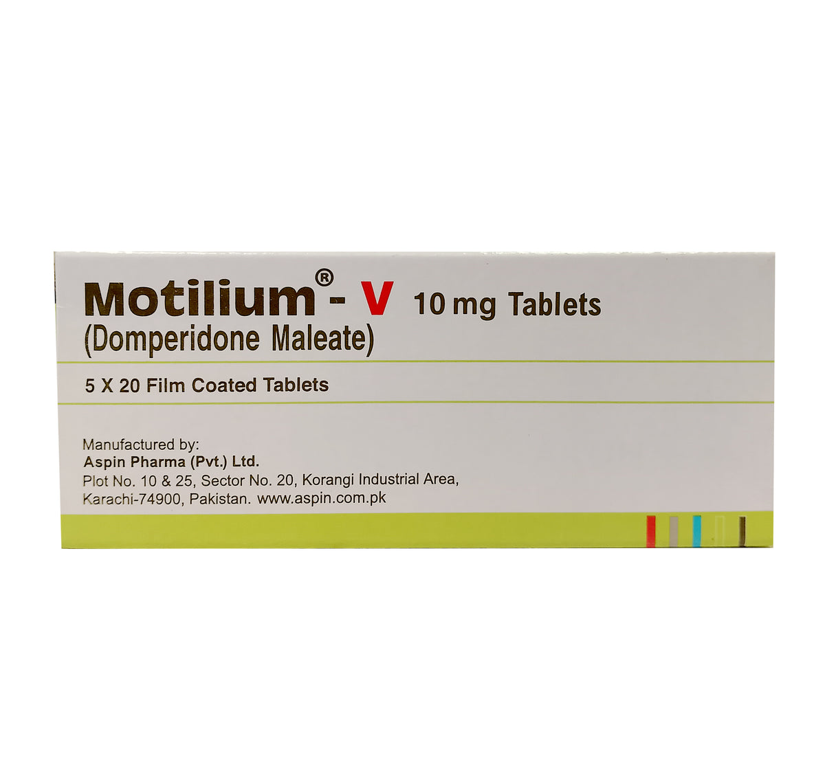 Motilium-V 5mg 5x20 Tablets – One Health