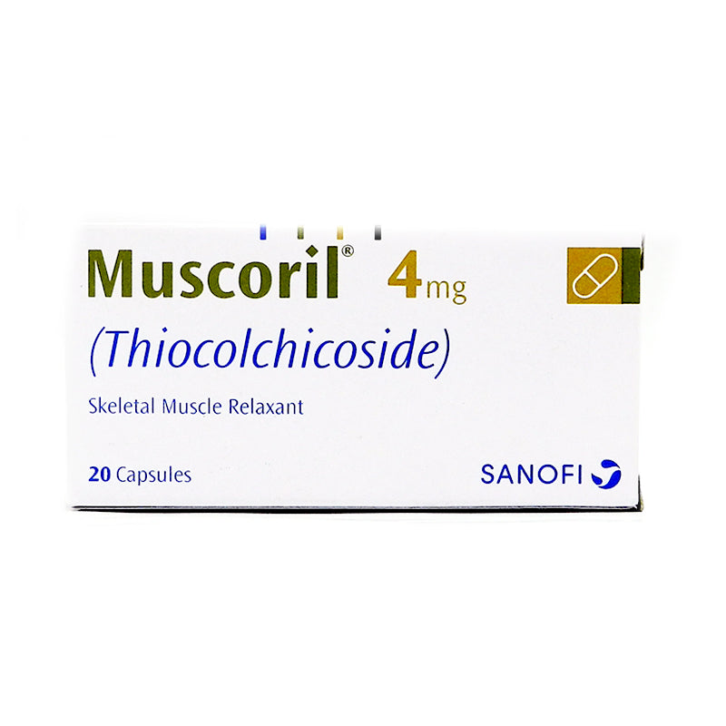 Muscoril 4mg 20 Capsules – One Health