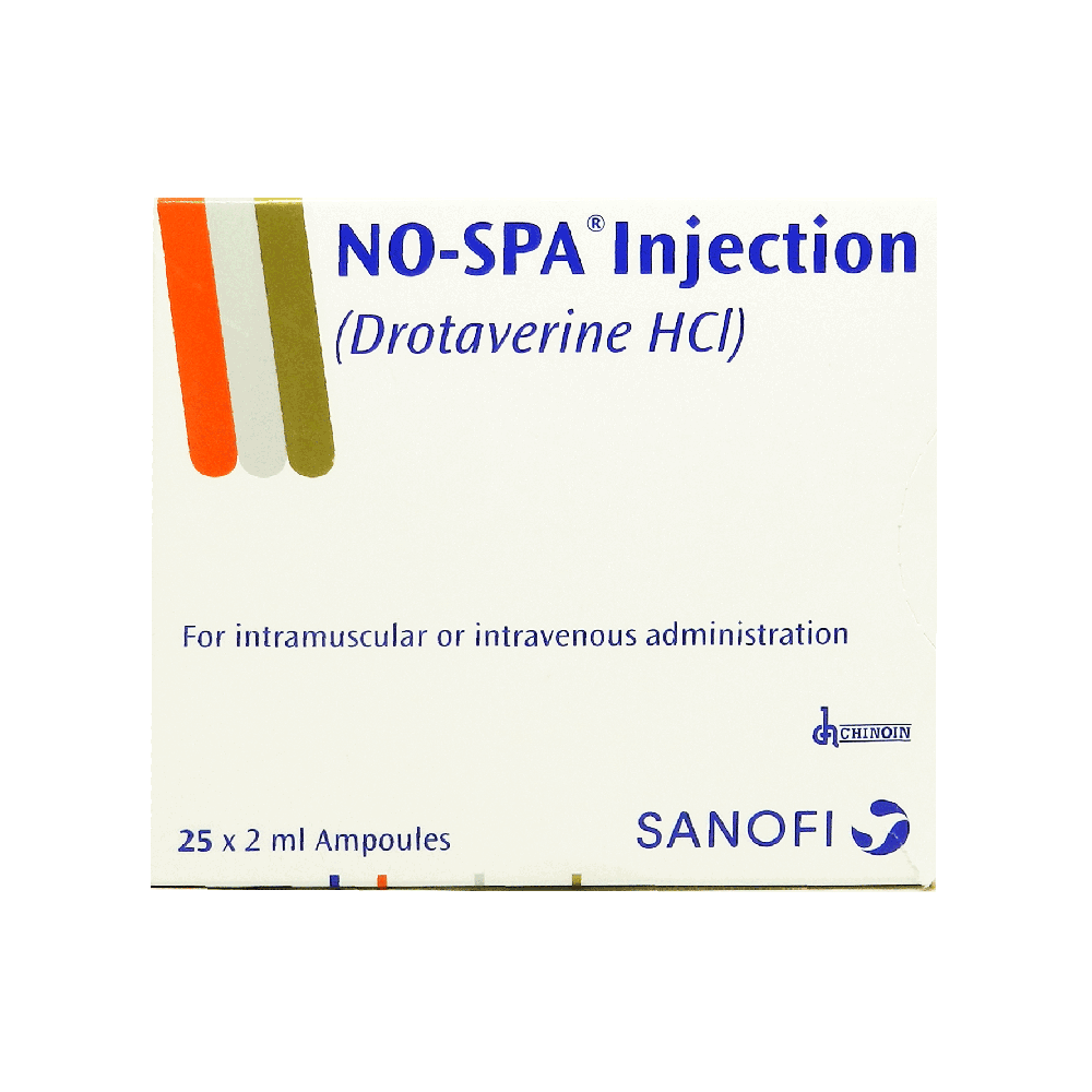 NO-SPA Injection 25x2ml Ampoules – One Health
