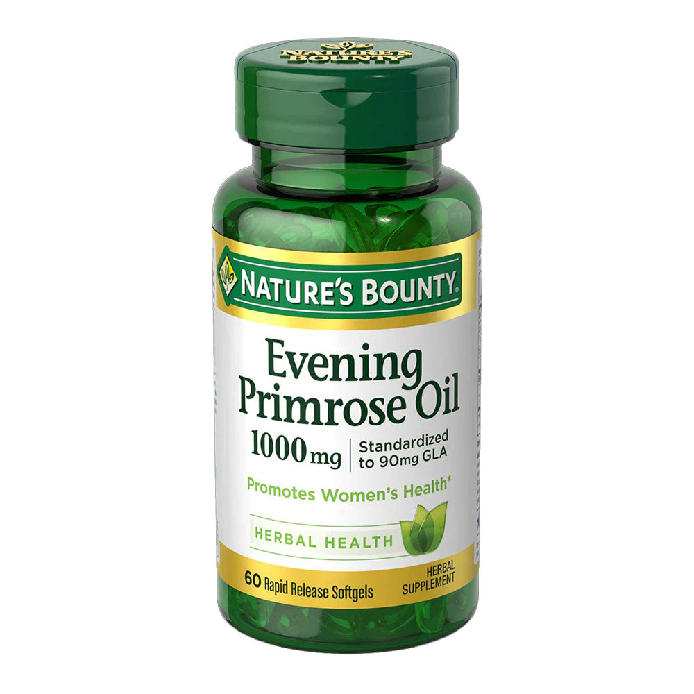 Nature's Bounty Evening Primrose Oil 1000mg 60 Softgels – One Health
