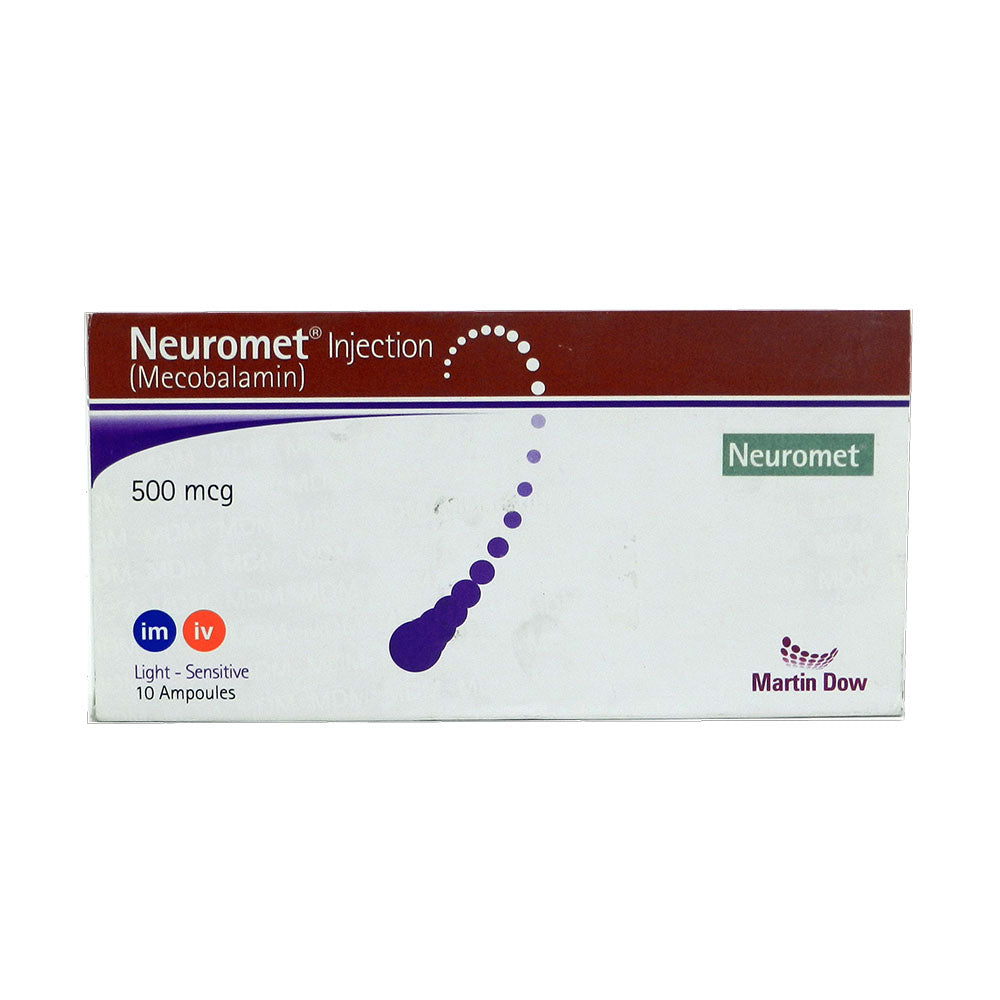 Neuromet 500mcg Injection 10 Ampoules – One Health