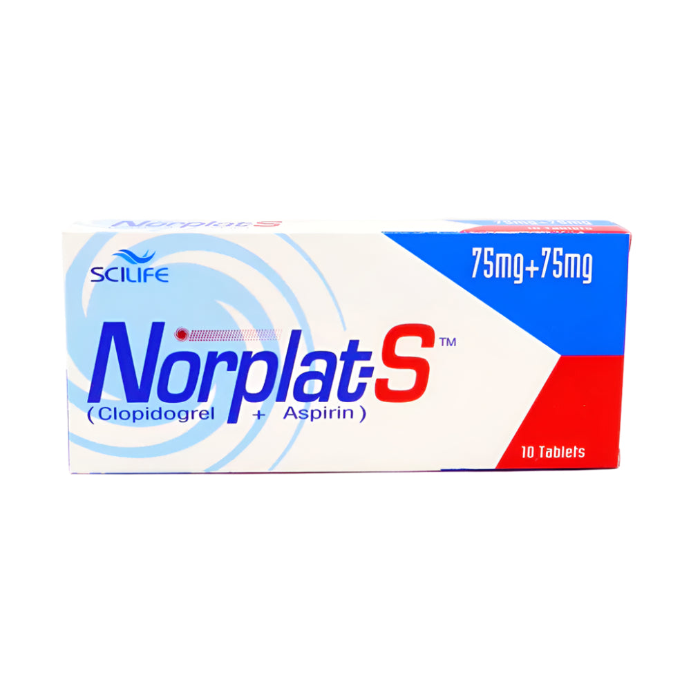 Norplat-S 75mg+75mg 10 Tablets – One Health