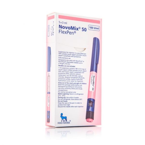 Novomix 50 Flexpen 5x3ml – One Health