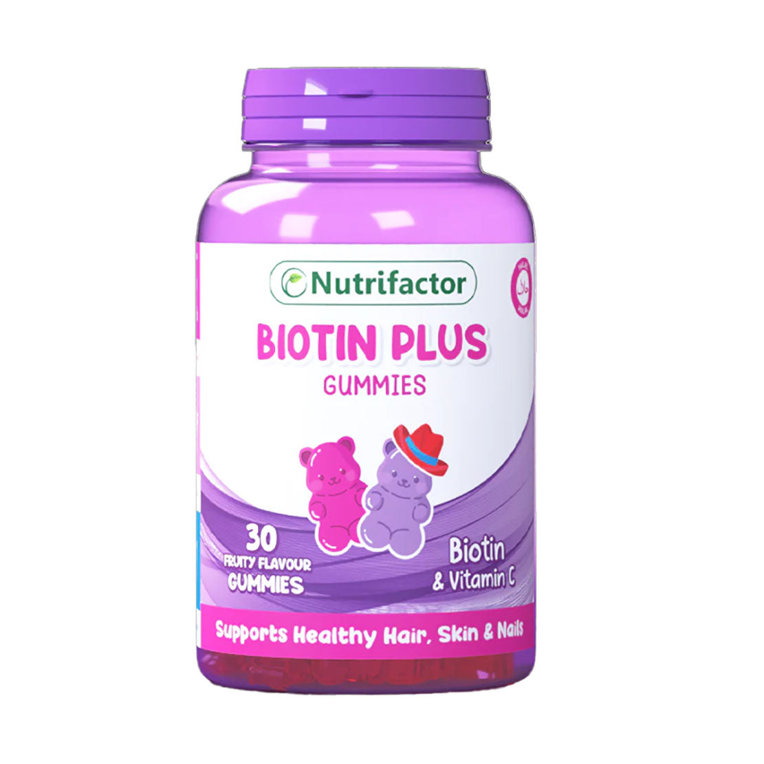 Nutrifactor Biotin Plus Gummies 30 Tablets – One Health