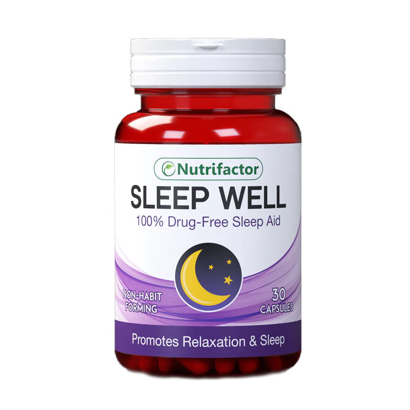 Nutrifactor Sleep Well 100% Drug-Free 30 Capsules – One Health