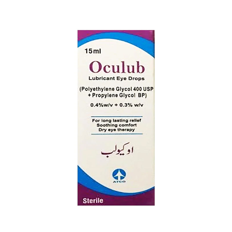 Oculub Lubricant Eye Drops 15ml – One Health