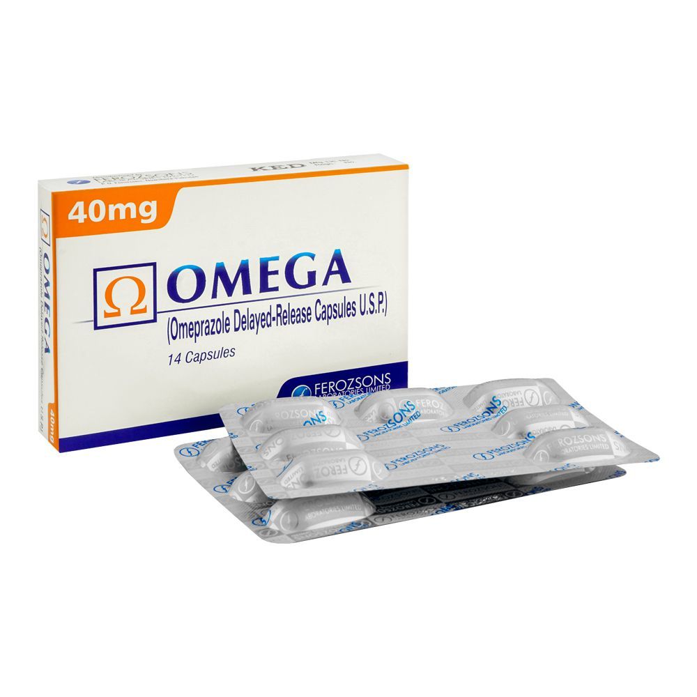 Omega 40mg 14 Capsules – One Health