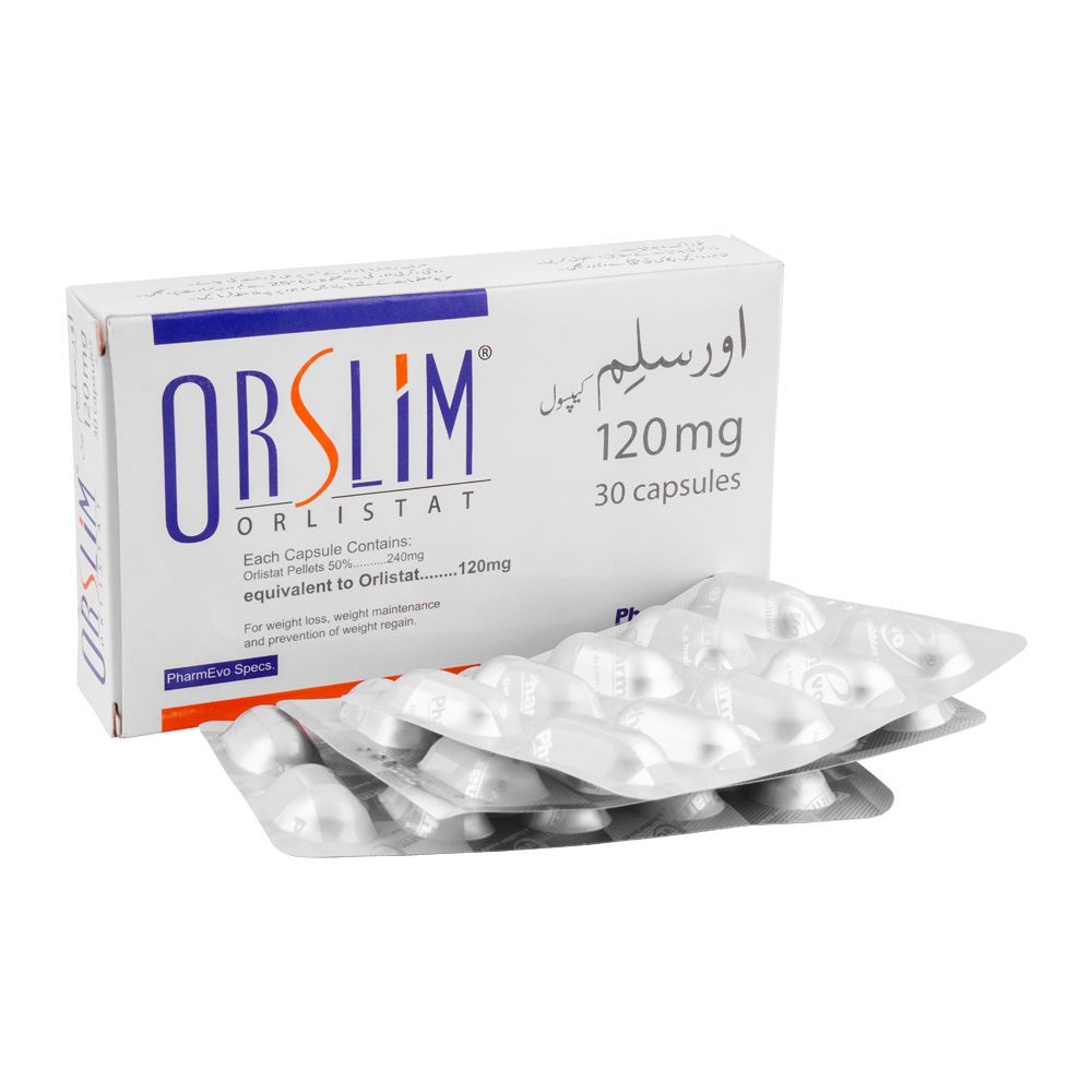 Orslim 120mg 30 Capsules – One Health