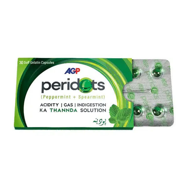 Peridots 30 Softgel Capsules – One Health