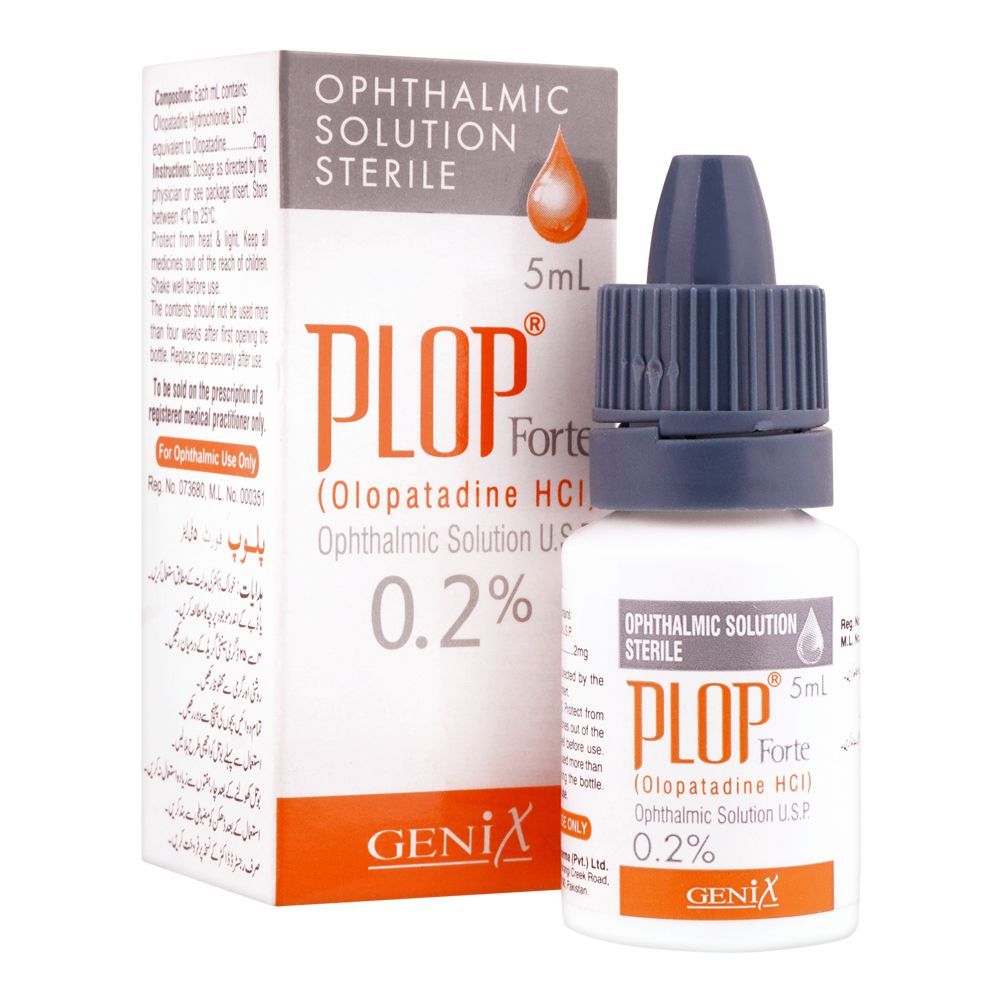 Plop Forte 0.2% Ophthalmic Solution 5ml – One Health