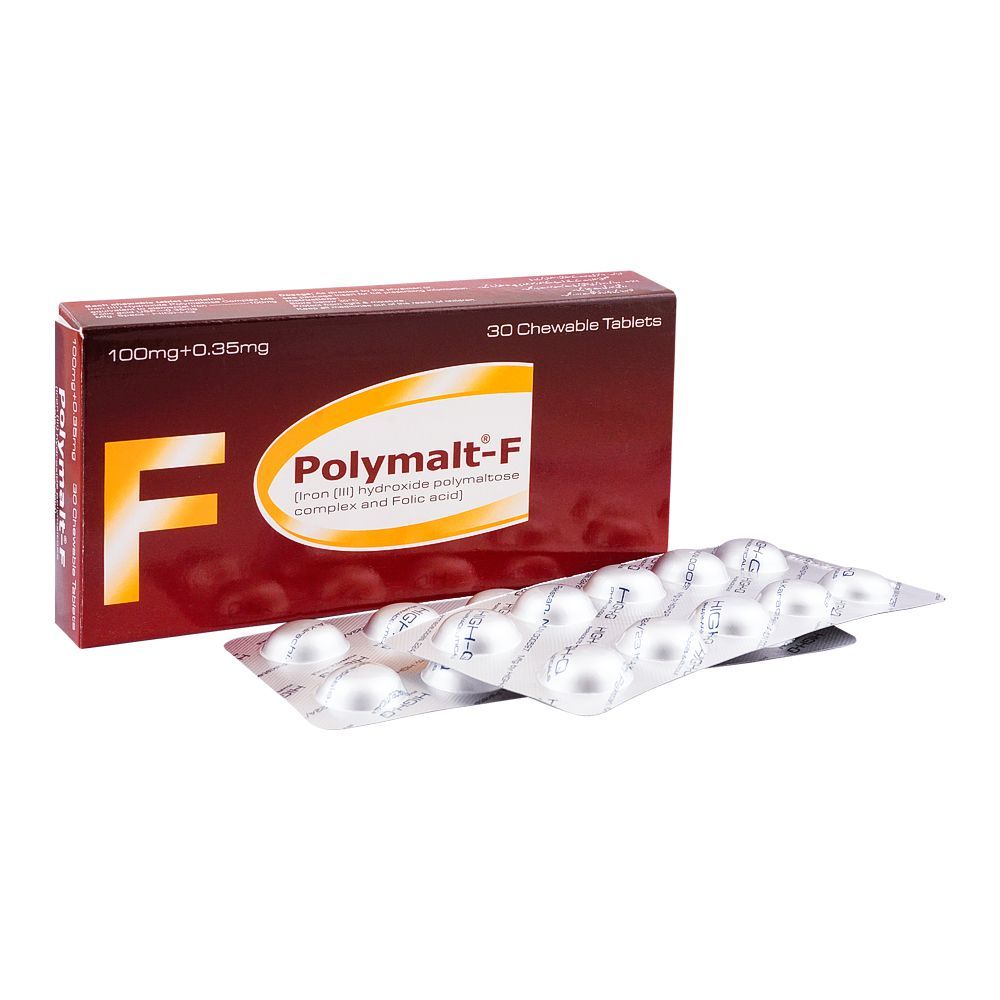 Polymalt-F 100mg + 0.35mg 30 Tablets – One Health