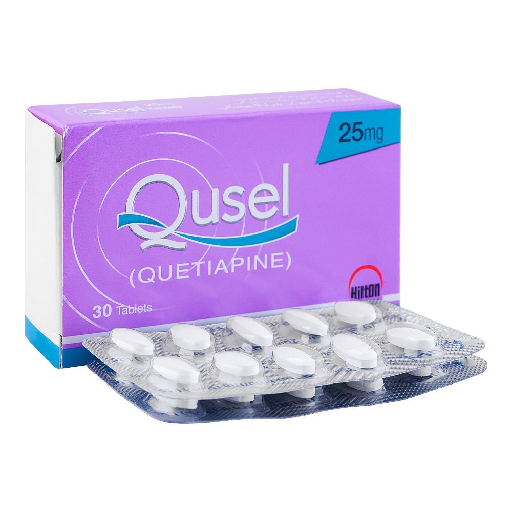 Qusel 25mg 30 Tablets – One Health