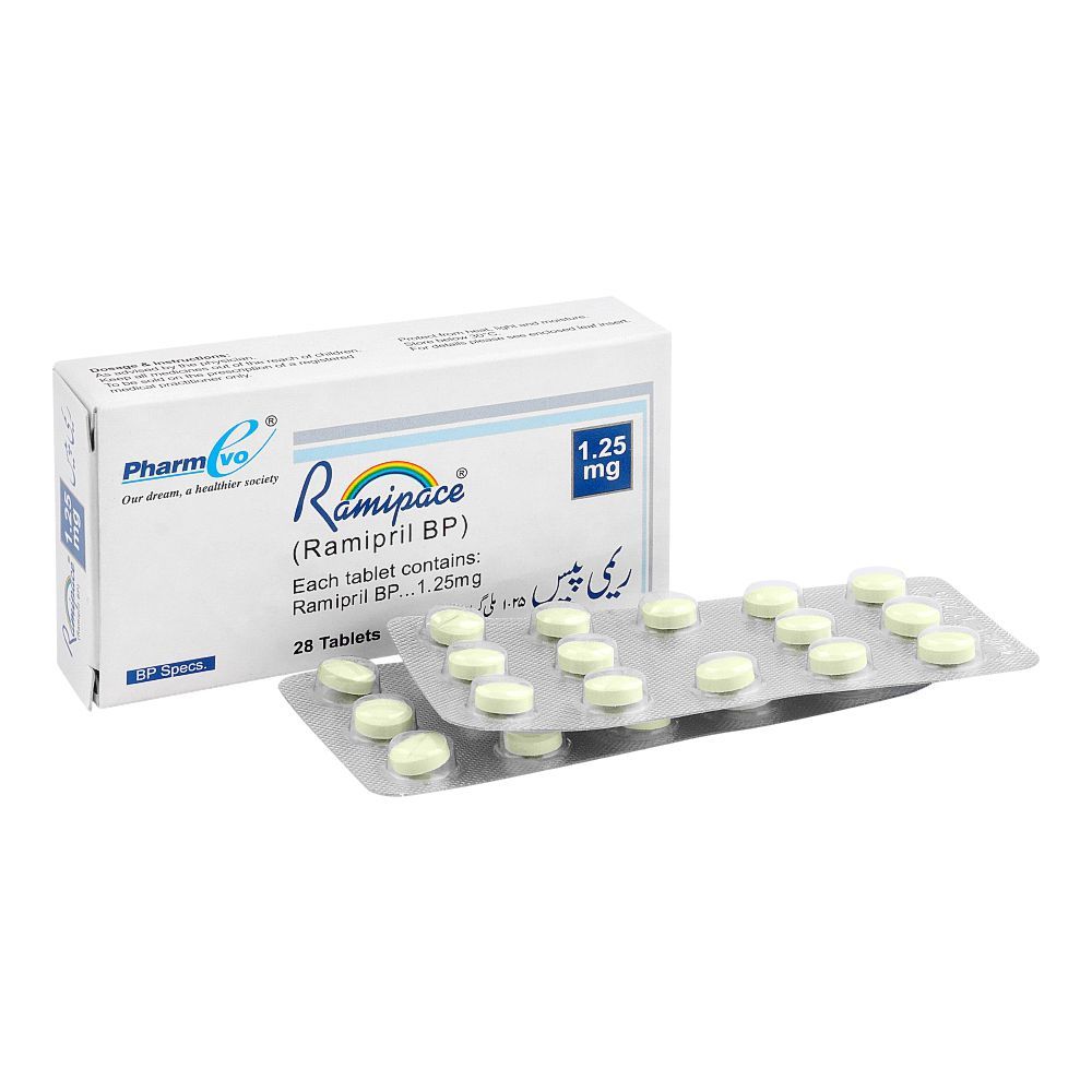 Ramipace 1.25mg 28 Tablets – One Health