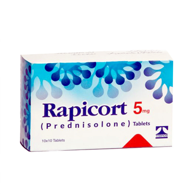 Rapicort 5mg 10x10 Tablets – One Health