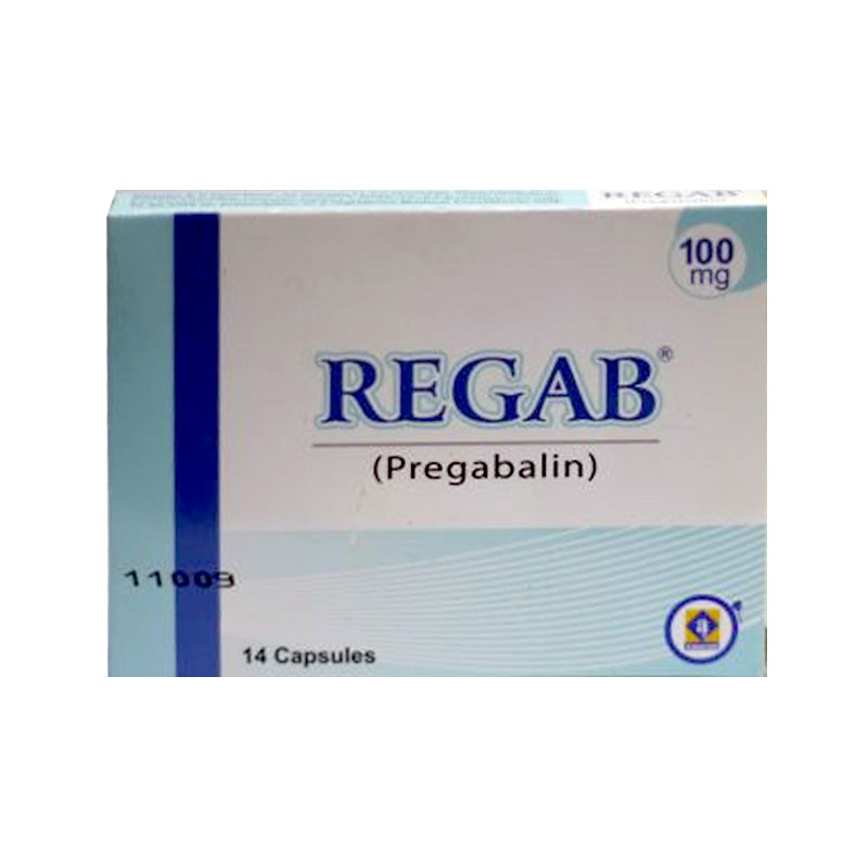 Regab 100mg 14 Capsules – One Health