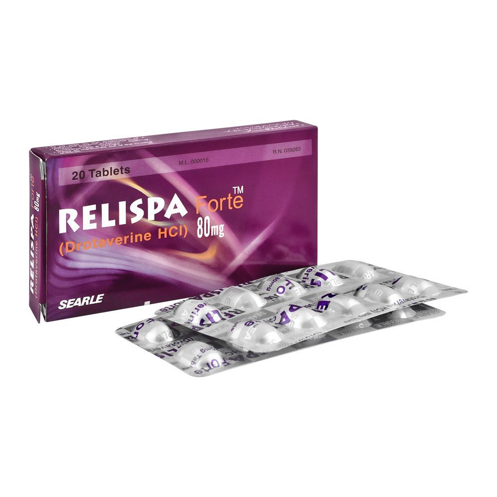 Relispa Forte 80mg 20 Tablets – One Health