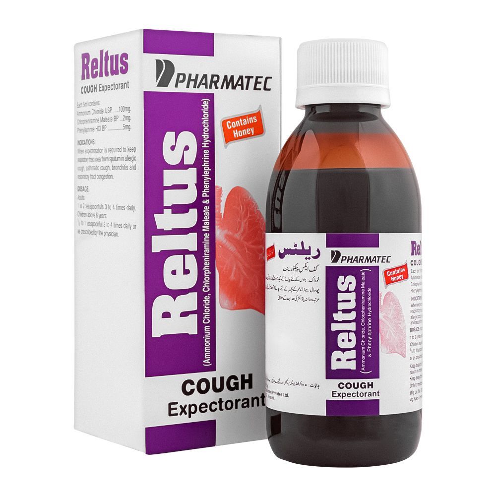 Reltus Cough Expectorant 120ml – One Health